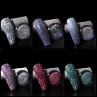 China Flashing Disco Reflection Nail Polish For Super Shining for sale