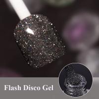 China UV Led Disco Gel Polish Glitter Diamond Nail Foil Gel for sale