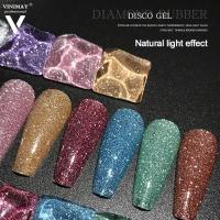 China Flashing Disco Reflection Nail Polish For Super Shining for sale