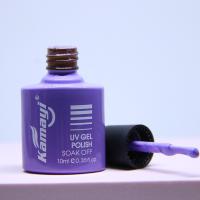 China Healthy Purple High Shine UV Gel Nail Polish Long Lasting for sale
