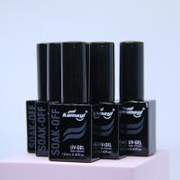 China Black Bottle UV LED Soak Off Gel Nail Polish For Salon for sale