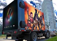 China Waterproof Mobile LED Screen Truck 960x960mm Panels 6500nits IP65 Outdoor Advertising Display for sale