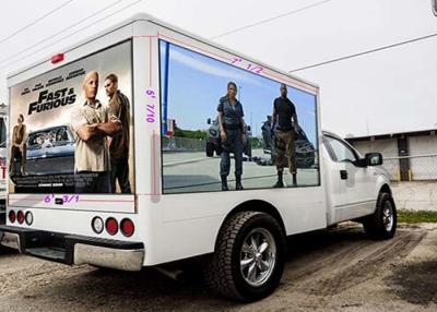 China P10 Outdoor Mobile LED Display Truck 6500nits 960x960mm for Advertising Events for sale