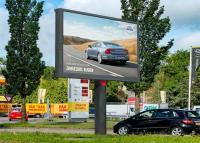 China P8mm Outdoor Billboard LED Display 6500nits 16bit Gray Level Cold Steel Cabinet for sale
