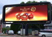China P8mm Outdoor Billboard LED Display 6500nits 16bit Gray Level Cold Steel Cabinet for sale