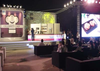 China Lightweight P4.81 Outdoor Rental LED Display 500x1000mm Kinglight SMD2525 187W for sale