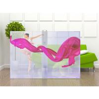 China 1/6 Scan Indoor Fixed LED Display Magic Window Transparent Glass Led Screen for sale