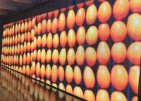 China Large Viewing Angle Transparent LED Screens 16mm Full Color SMD 16 Bit for sale