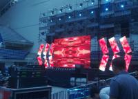China Light weight Seamless Outdoor Rental LED Display With Detection Button Noiseless for sale