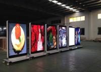 China Shopping Mall LED Advertising Light Box Display 640x1280mm 2.5mm Pixel Pitch with Tempered Glass Cover for sale