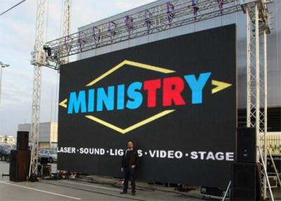 China P6.25 Outdoor Stage Rental LED Display 6500nits IP65 Die Casting Aluminum 500x500mm for sale