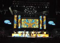 China 80*80 Pixels P8 Led Screen Stage Backdrop , High Definition Led Display Ultra Slim for sale