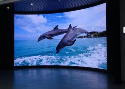 China P1.66 Indoor HD LED Display Fine Pitch Shaped Screen 4.6kg Lightweight Cabinet for sale