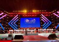 China Interior Truss Hanging Led Display , Dual Maintenance Rgb Led Display Board for sale