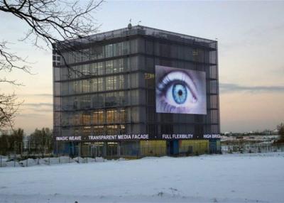 China SMD3535 P16 LED Facade Display , High Resolution Led Mesh Screen Energy Saving for sale