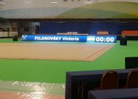China P6 3840Hz Indoor Sports Perimeter LED Display Panel 1152x960mm for Basketball Volleyball for sale