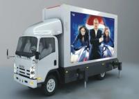 China P4.81 Outdoor Mobile LED Sign Trailer 5500nits Full Color Advertising Display 1R1G1B for sale