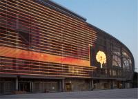 China 2R2G2B  33mm Soft Led Video Curtain , 70% Transparency DIP LED Strip Screen for sale