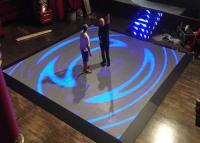 China P10 Anti Skid Waterproof LED Dance Floor Panel 640x640mm SMD3528 1200nits for sale