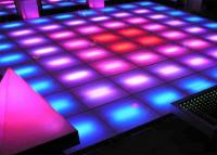 China P10 Anti Skid Waterproof LED Dance Floor Panel 640x640mm SMD3528 1200nits for sale