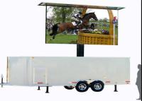 China Trailer Vehicle LED Display , Led Mobile Billboard Low Consumption Power for sale