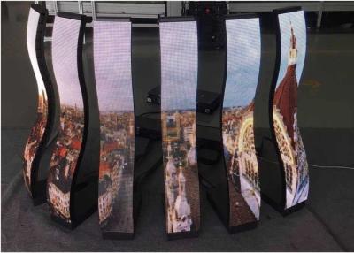 China Bendable Indoor LED Poster Display Soft Module 2.5mm Pixel Pitch HUB 20 Pin Interface for sale