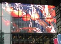 China 6500 Nits Transparent LED Screen for Shopping Window Ads 500x500mm Cabinet for sale