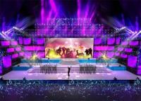 China Indoor Stage Rental LED Display P3.91 500x500mm Die Casting Aluminum 6500nits for sale