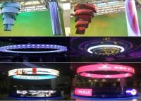 China Light weight P2.5 Flexible Led Display for archiving circular display for sale