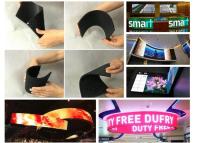 China Original P6.6 RGB Soft Led Curtain Display , Radiant  Foldable Led Screen for sale
