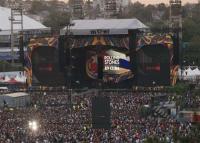 China P4.81 Outdoor Stage Rental LED Display 500x500mm Panel Meanwell Power Supply 5000 Nits for sale