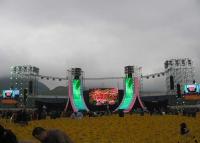 China P7.8 Outdoor Rental LED Display 5500nits IP65 Aluminum Cabinet 500x1000mm for sale