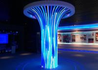 China Light weight P4 flexible led display with Nationstar Leds for making circular display for sale
