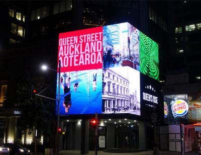 China P3.2 Outdoor Fixed LED Display 2500nits IP65 Low Noise Die Cast Aluminum Cabinet for sale
