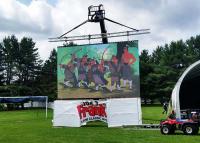China Light Weight Outdoor Rental Led Screen , Led Video Panel P5 High Brightness for sale