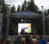 China Waterproof IP65 P3.91 Outdoor Rental LED Display 500x500mm Dual Signal Backup for sale