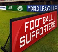 China Outdoor Waterproof Stadium Sports Perimeter LED Display P8 P10 P16 6500 Nits Aluminium for sale
