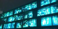 China Lightweight P10.4 Transparent LED Screen 100x50cm Panel for Window Display for sale