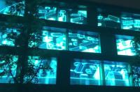 China Lightweight P10.4 Transparent LED Screen 100x50cm Panel for Window Display for sale