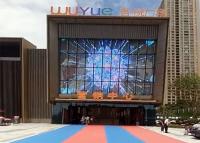 China Lightweight P10.4 Transparent LED Screen 100x50cm Panel for Media Facade 11kg/sqm 5500nits for sale