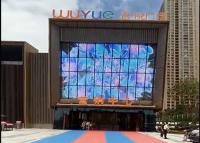 China P3.91 5500nits Transparent LED Screen 100x50cm Panel for Media Facade for sale