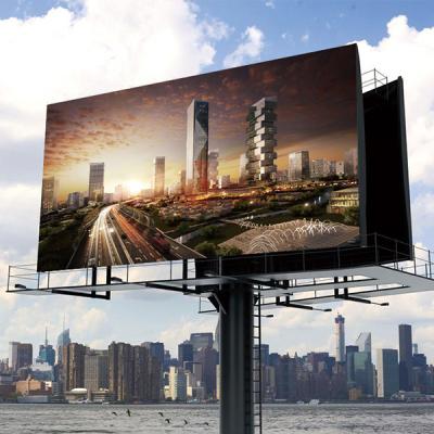 China P4.81 P6.67 P8 P10 Full Color Outdoor Fixed LED Display 6500 nits 1920 Hz for Railway Station for sale