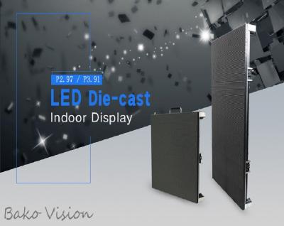 China P2.97mm Indoor LED Display 1920Hz Refresh Rate 4000:1 Contrast Video Wall for Events for sale