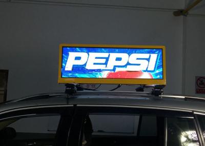 China Weatherproof Taxi Roof Top Digital Advertising Screen 3mm Pixel Pitch 5000nit for sale