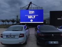 China P3.91mm Outdoor Rental LED Display Screen 6000nits Brightness 160 Degree Viewing Angle for sale