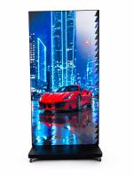 China USA LA  STOCK P2.5mm Indoor Foldable  LED Poster Full Color 7680Hz for sale