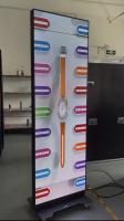 China Indoor Foldable LED Poster Screen Portable Full Color LED Display Digital Signage 7680Hz USA LA Stock for sale