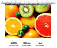 China Space Saving LED Foldable Display Screen 6mm 12mm Pitch Hanging Stacking Attaching for sale