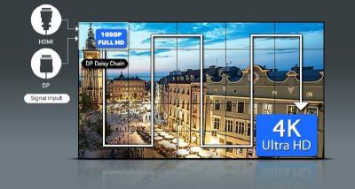 China P1.25mm UHD Full Color LED Advertising Screen Video Wall 640000 Pixels per m2 800 nits for sale