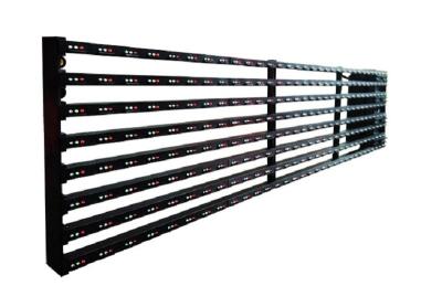 China Outdoor LED Display Curtain High Transparent, High Brightness Fixed Waterproof for Ads Billboard for sale